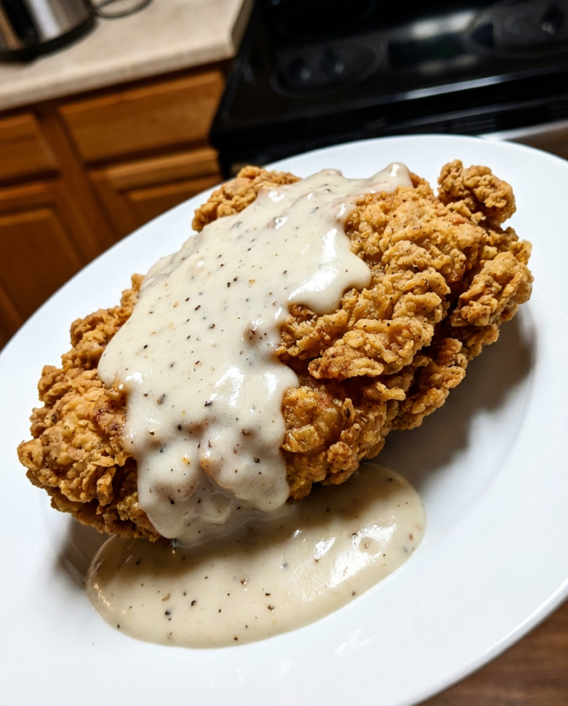 The Best Southern Chicken Fried Chicken Recipe with Creamy Gravy ...